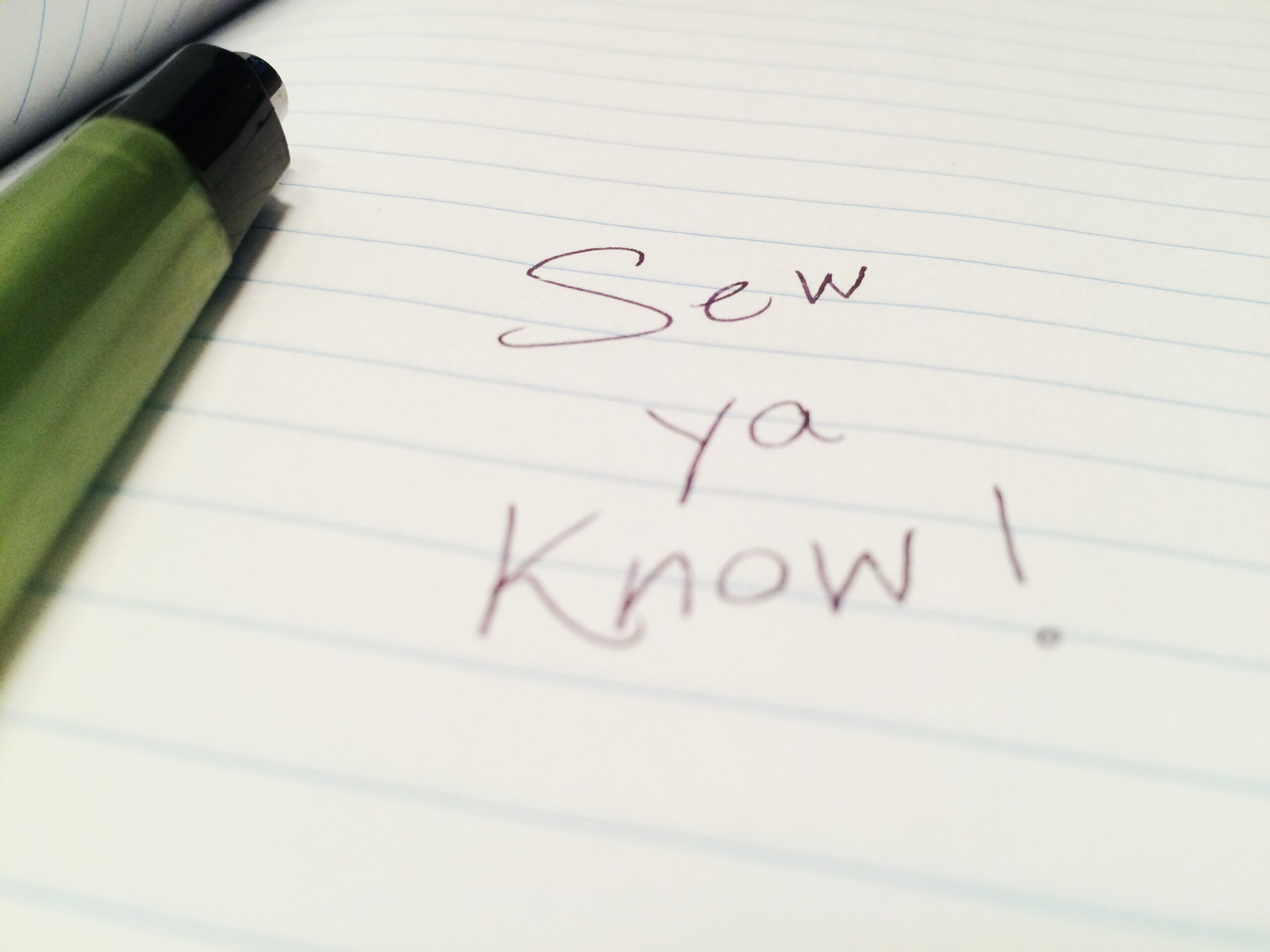 Sew Ya Know – Friday 3/11/16 – Sewing Report