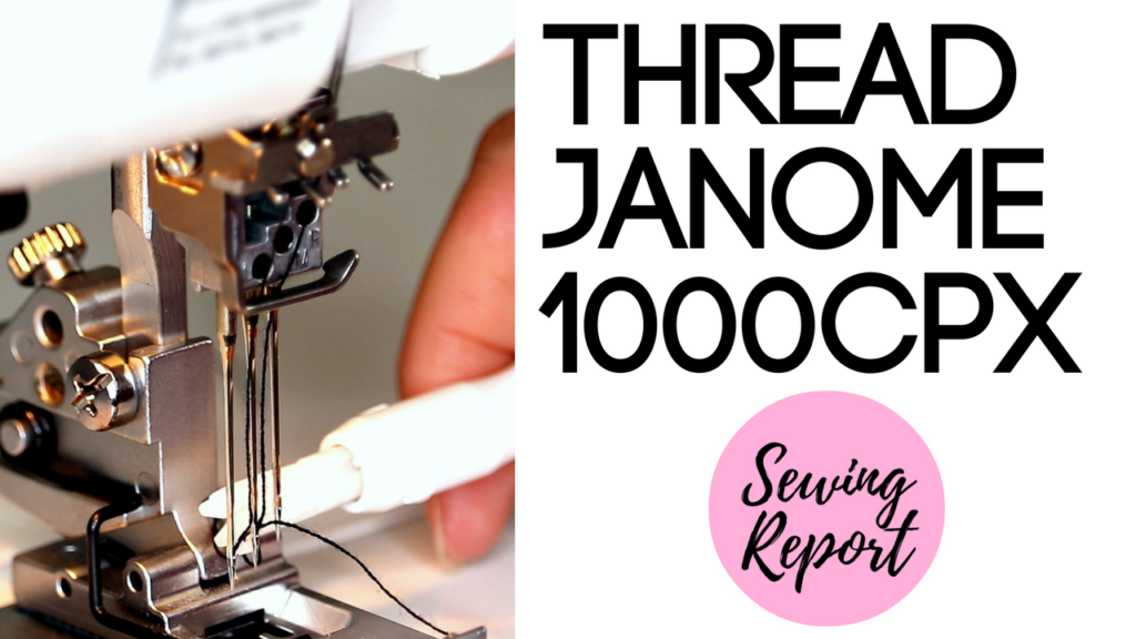 How to Thread a Coverstitch Machine | Janome CoverPro 1000CPX from Pink ...