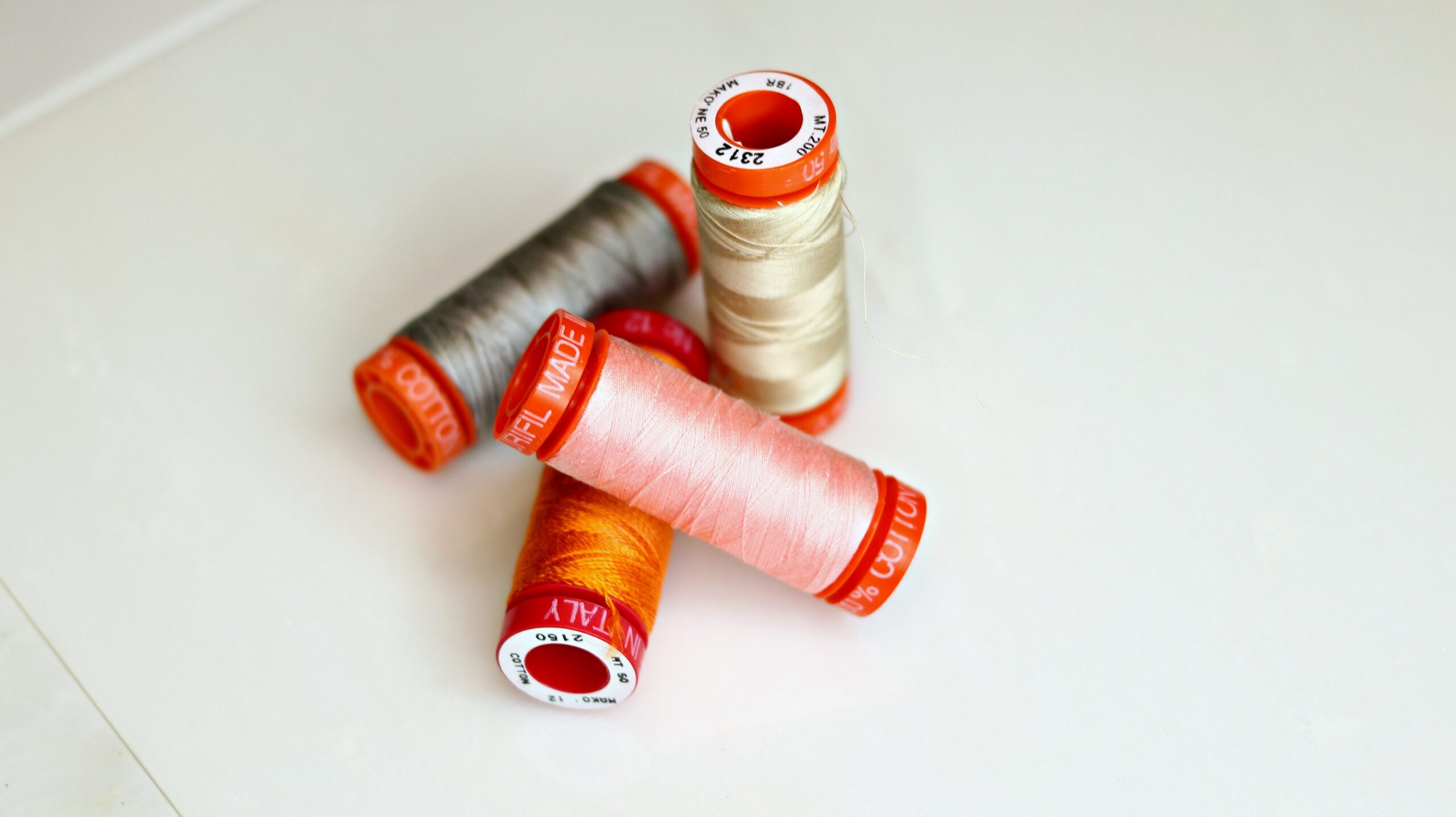 Aurifil Thread Spools Pile Sewing – Sewing Report