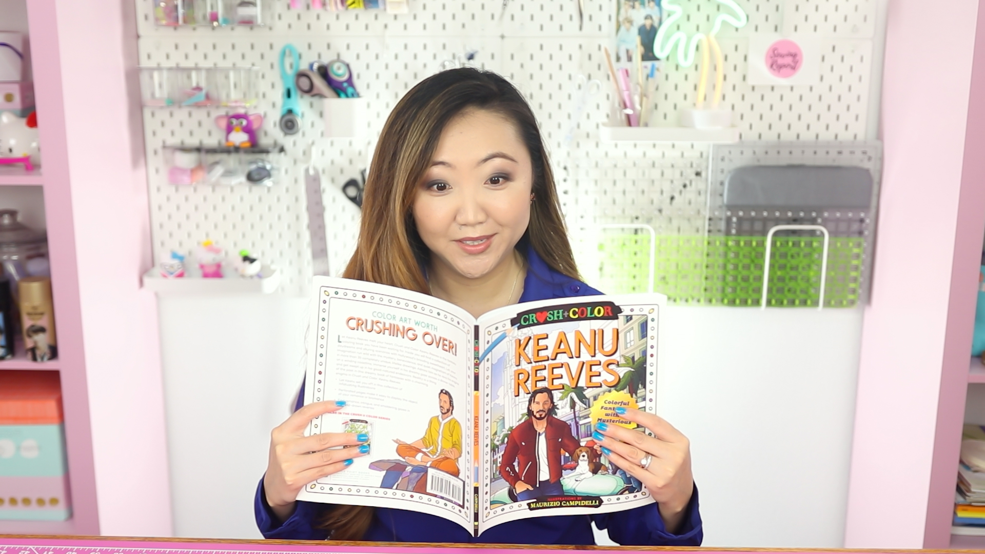 Coloring with Keanu Reeves + Jason Momoa | Adult Coloring Books ...